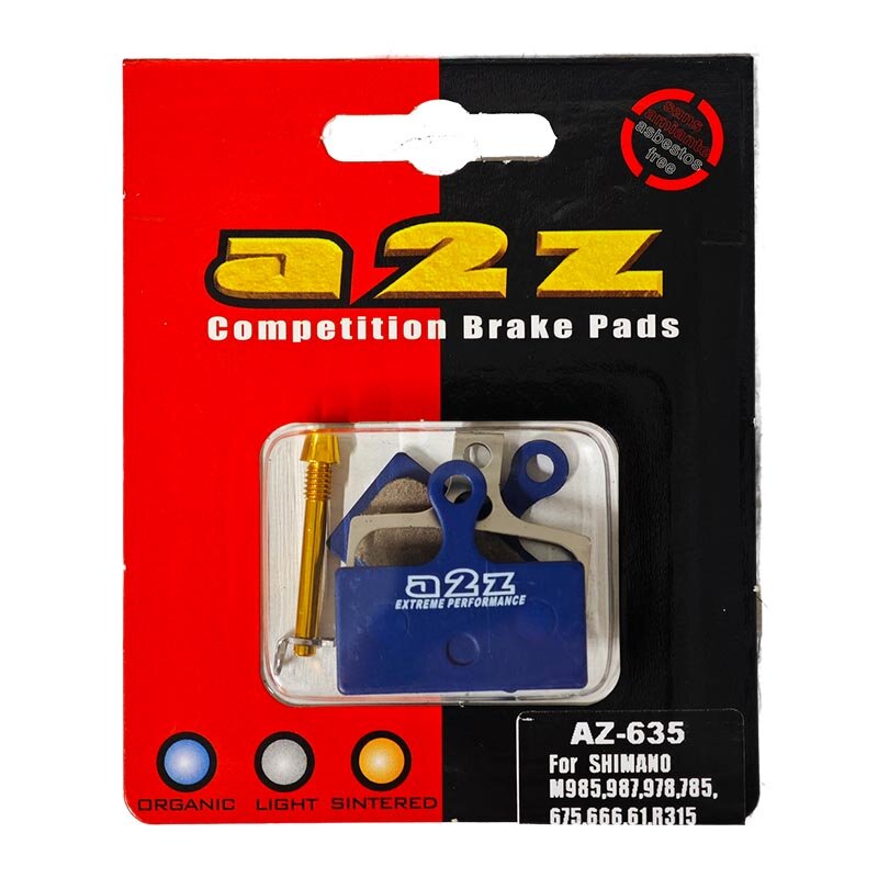 A2Z Органические тормозные колодки A2Z для дисковых тормозов Shimano 2011 XTR