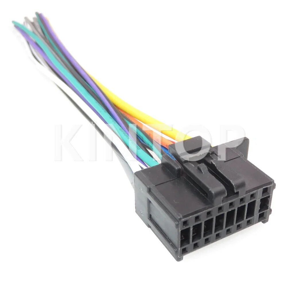 16-контактный адаптер для автомобильной аудиосистемы, комплект разъемов для автомагнитолы, кабель питания для Pioneer CD/DVD.