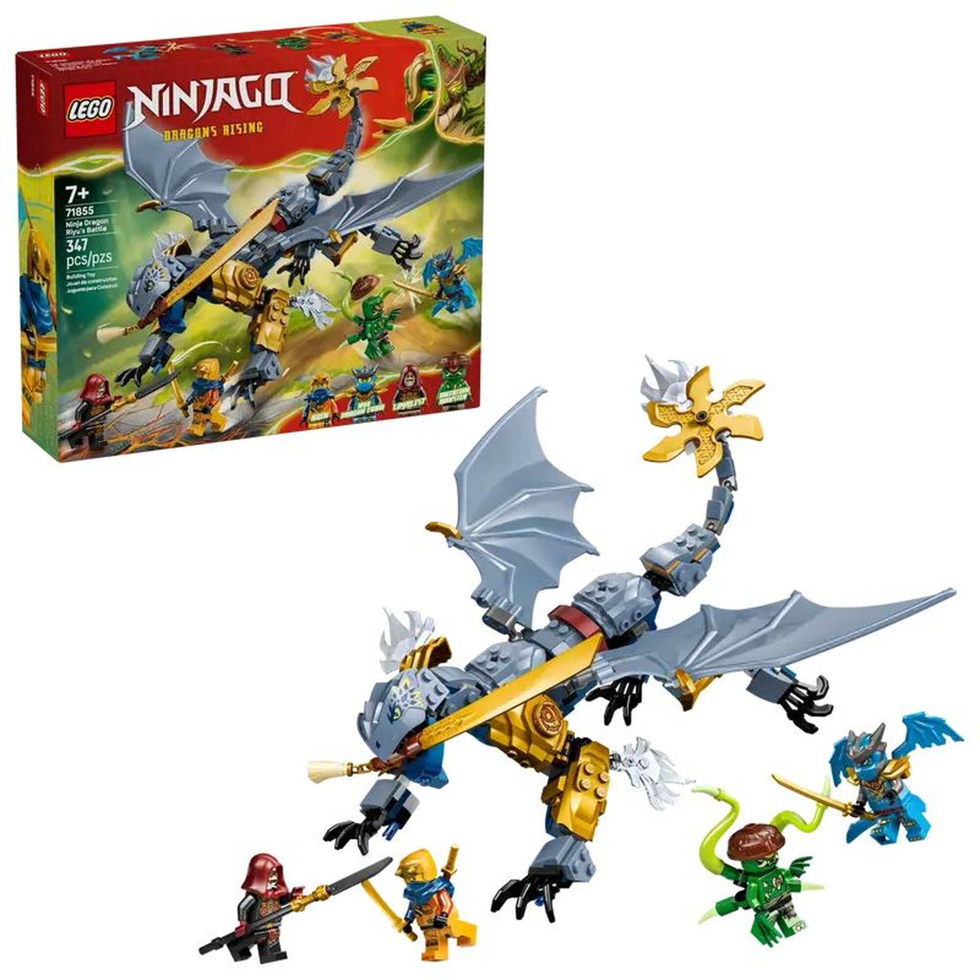 Конструктор LEGO NINJAGO - Битва драконов Рию, 347 эл. - Лего Ниндзяго 71855
