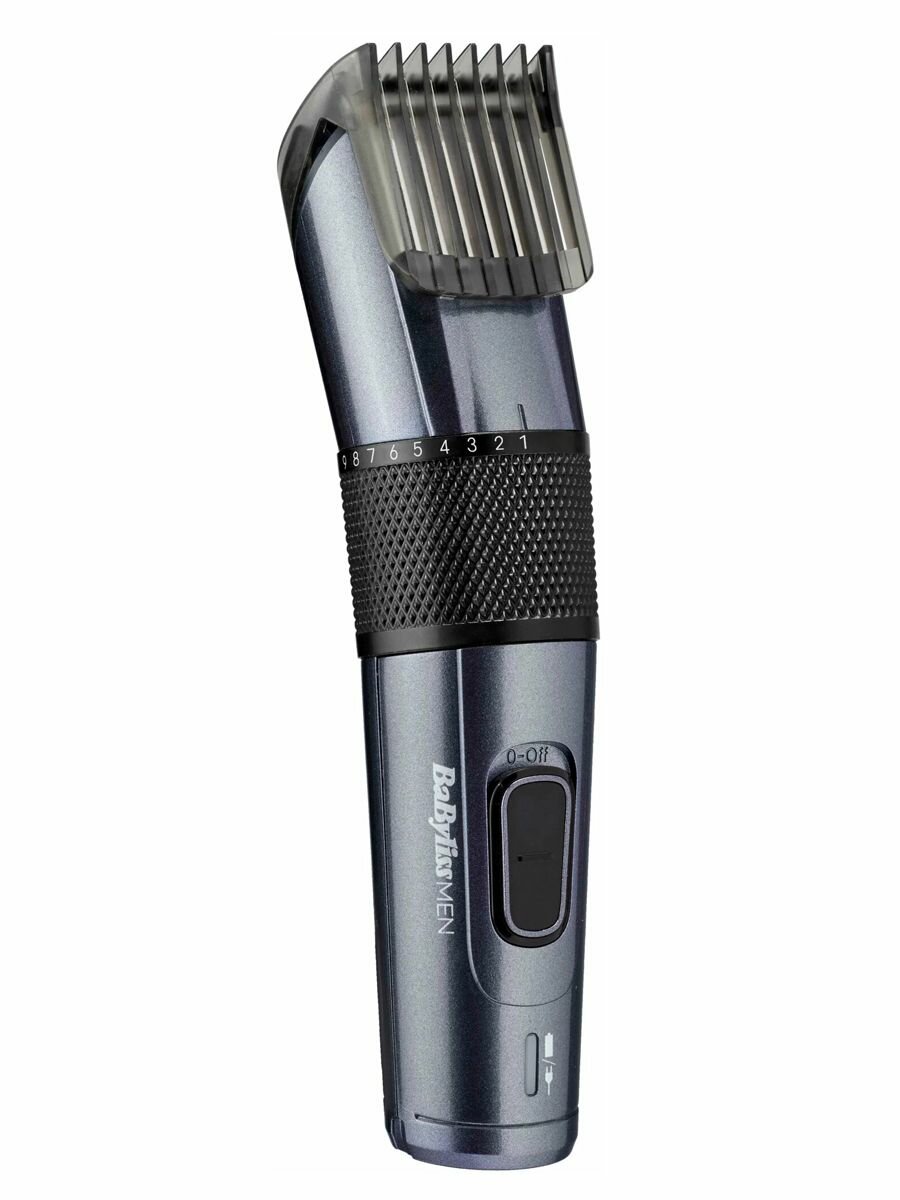 Машинка для стрижки волос BaByliss E976E беспроводная, профессиональный триммер с лезвиями из углеродного титана Carbon Titanium, 26 установок длины 0.525 мм, в жестком кейсе — фото 1
