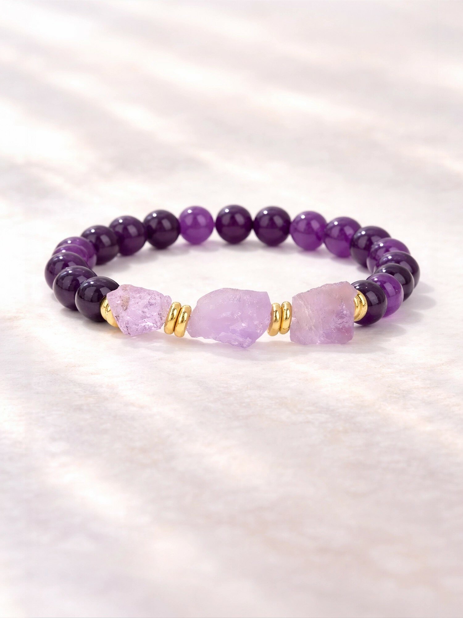 Браслет, аметист