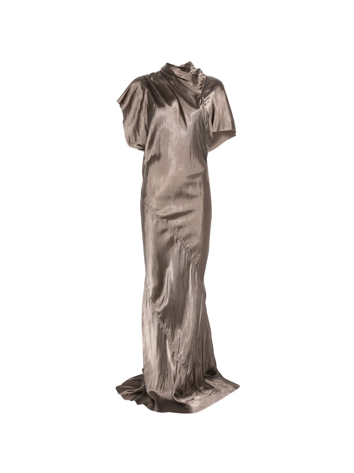 Платье Rick Owens Short-sleeve draped-design maxi dress