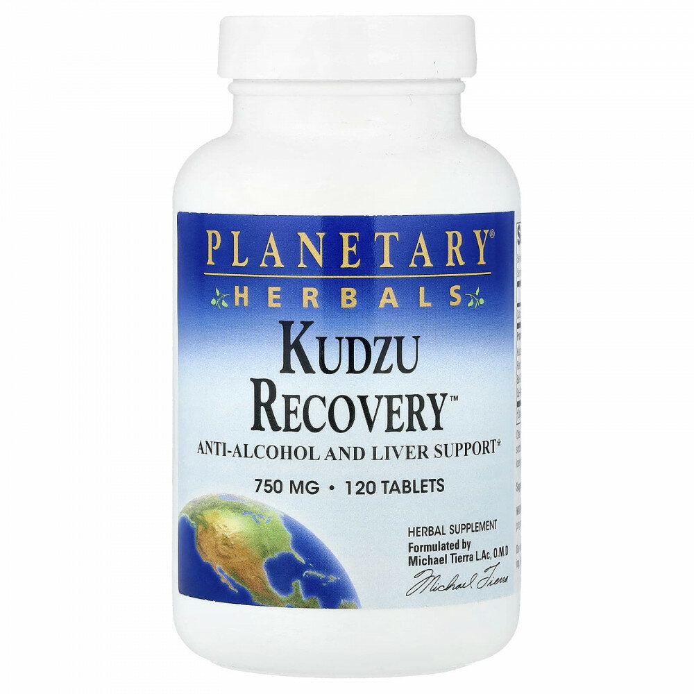 Planetary Herbals, Kudzo Recovery™, 120 таблеток