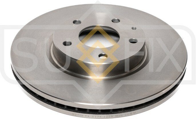 Диск тормозной вентилируемый передний SUFIX FX-1174 Mazda 6Gj 12>, Cx-5Ke 12-17 297x28