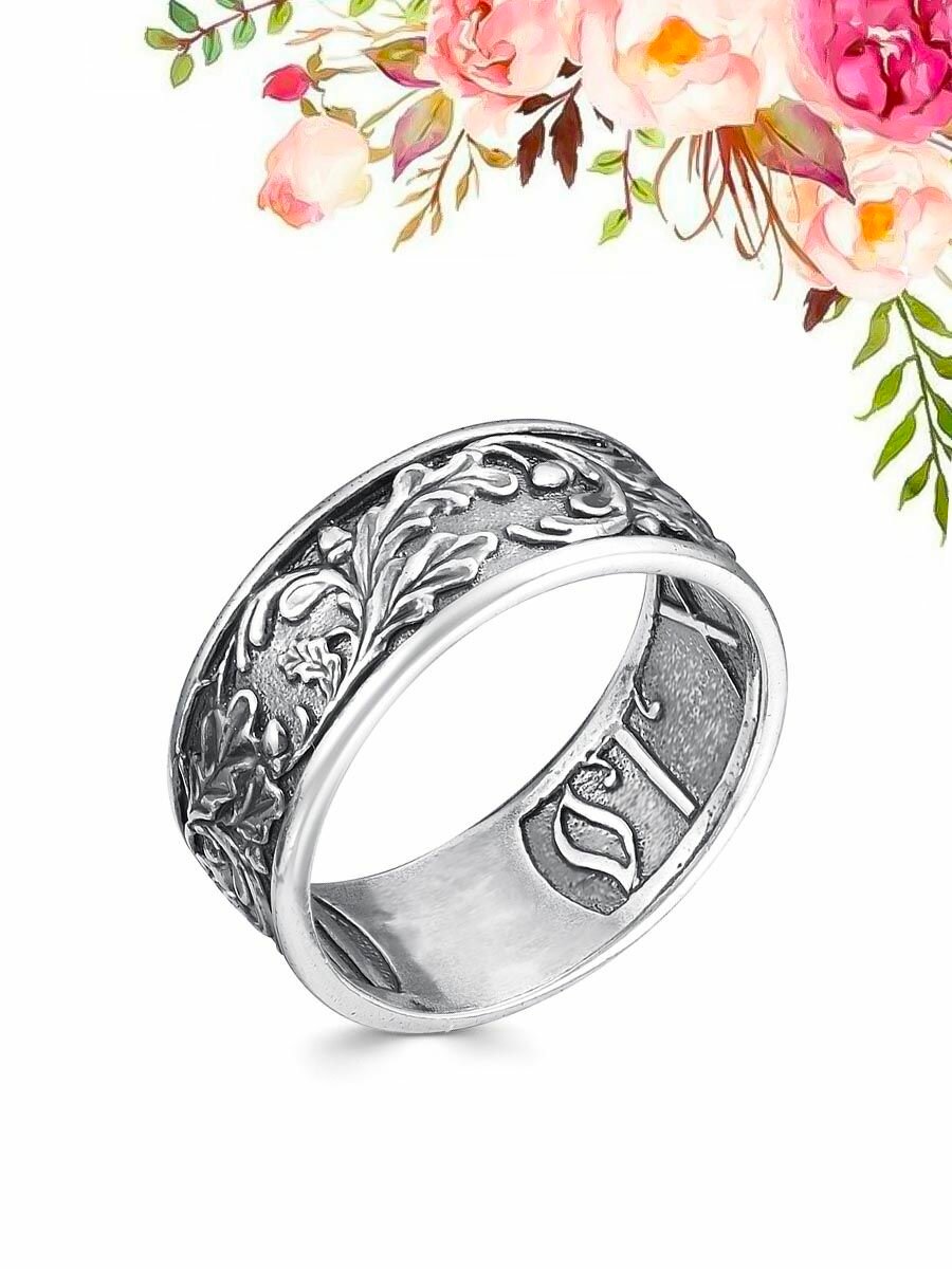 Кольцо, серебро, 925 проба