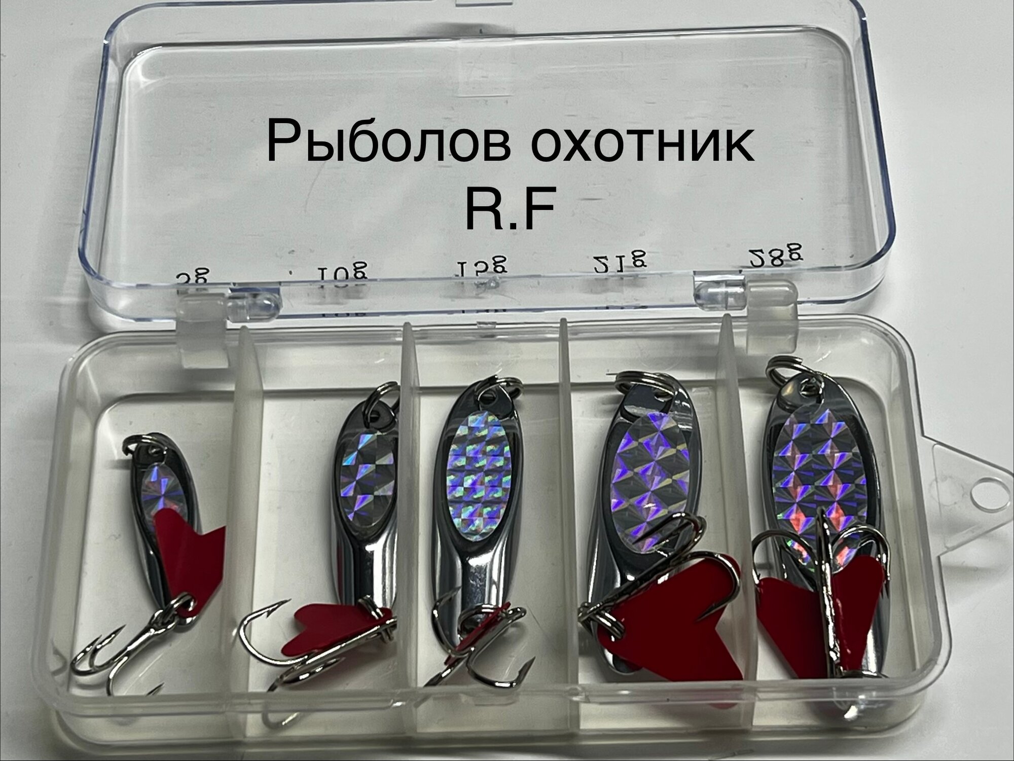 Набор блесен "Кастмастер" 5гр. 10гр , 15гр. 21гр 28гр металл, для хищных видов рыб, 5 шт