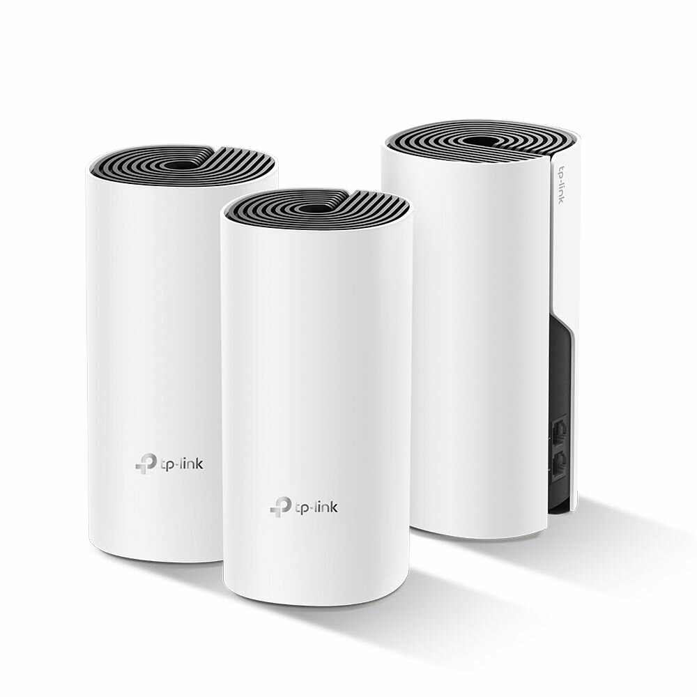 Mesh-Система TP-Link Deco M4(3-pack), AC1200, двухдиапазонная, 2xRJ45 1Гбит/с, (комплект из 3шт)