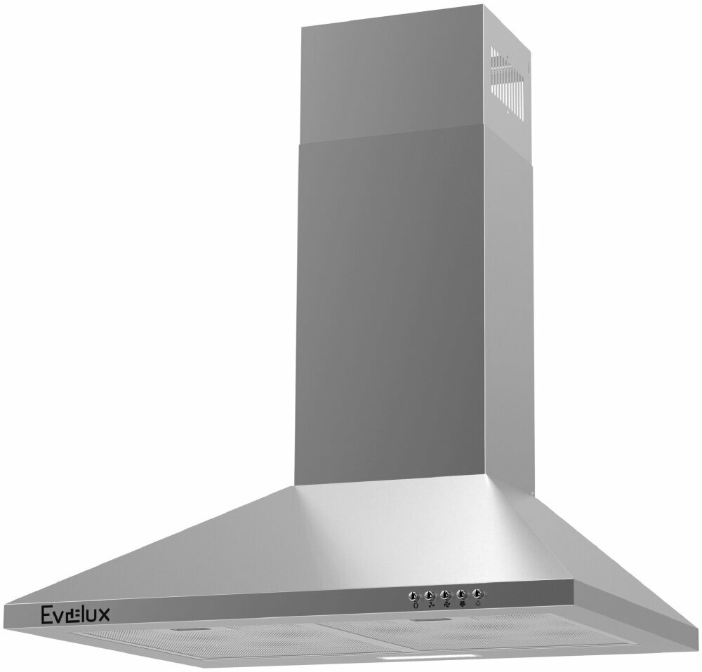 Вытяжка купольная Evelux Favorite 60 X нерж. сталь упр. кнопочное