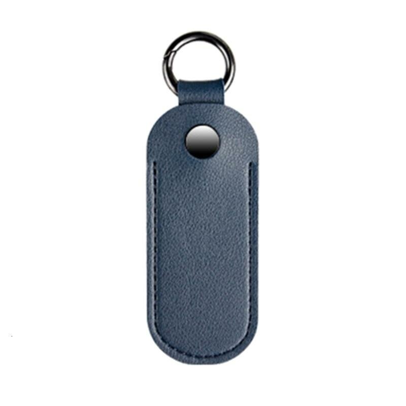 Чехол для USB-флешки из микроволокна, Темно-синий