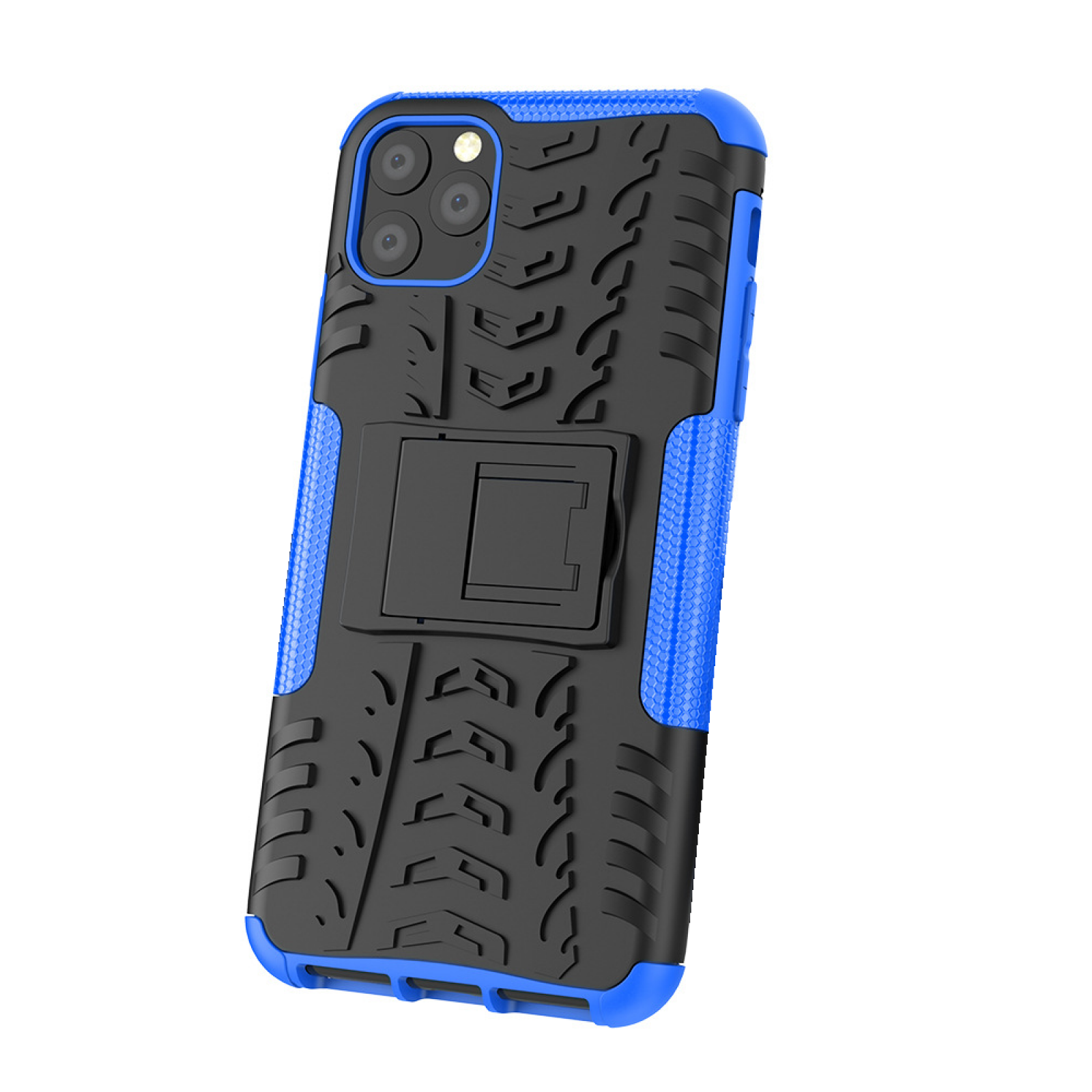 Чехол-бампер MyPads для iPhone XI / iPhone 11 с усиленной противоударной защитой, синий