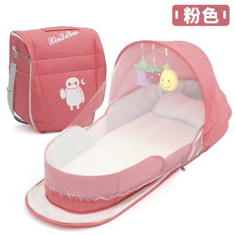 Сумка-кровать для мамы, портативная складная кровать для ребенка, большая вместимость, раскладная кровать, рюкзак-кровать для матери и ребенка, складная и портативная.