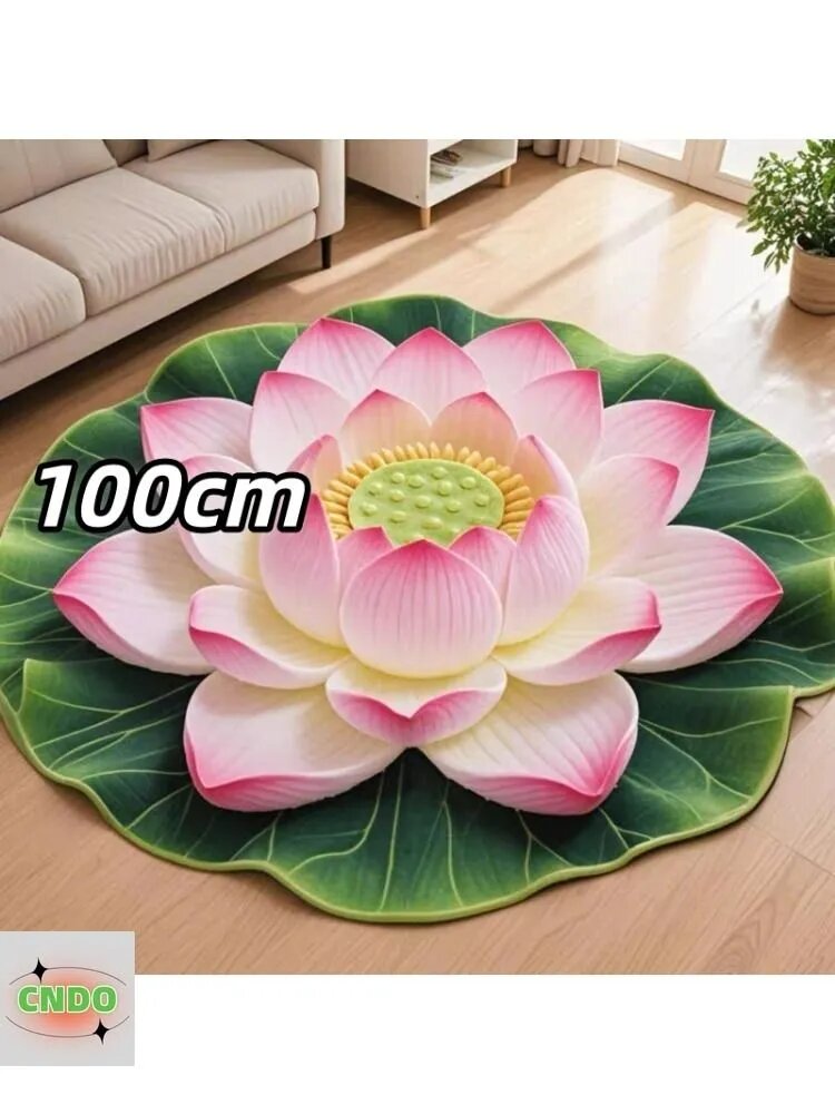 Ковер коврик лотос 100 см для гостиной и спальни
