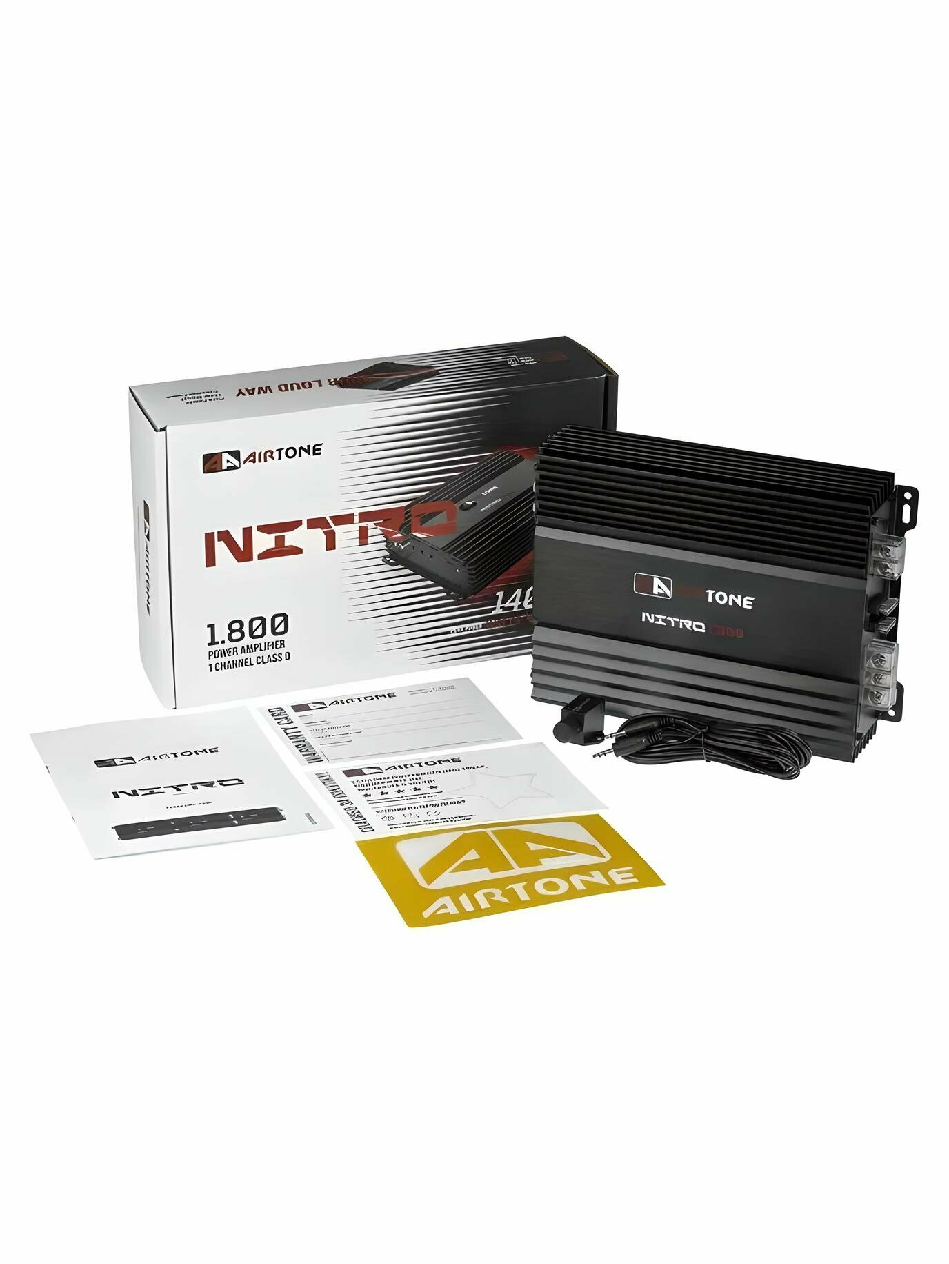 Усилитель для сабвуфера AirTone NITRO 1.800 / Моноблок / Одноканальный