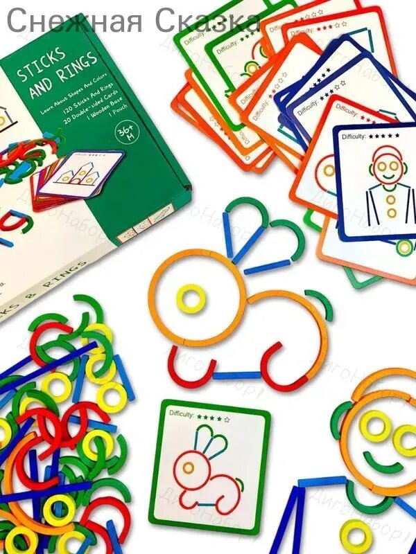 Игра балансир для детей от 3-х лет с заданиями, деревянный балансир