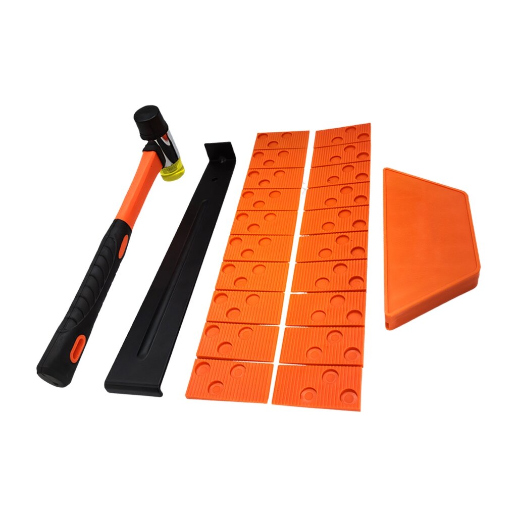 Набор инструментов для монтажа деревянных полов из пластика и железа, Простая сборка