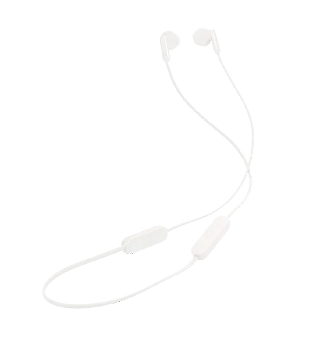 Беспроводные наушники JBL Tune 235 BT, с шейным ободом, белый (JBLT235BTWHT)