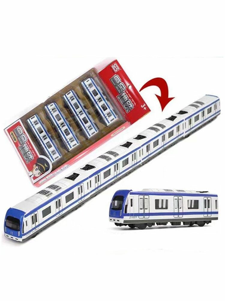 Набор детских игрушек для модели метро из сплава 1:60