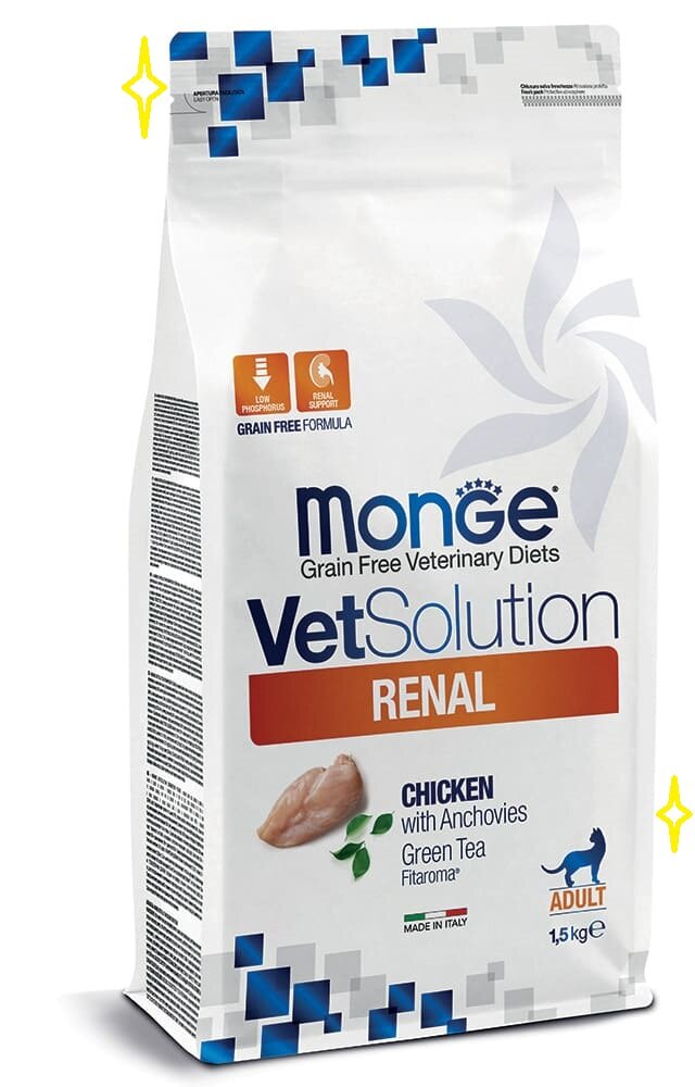 Сухой корм для кошек VetSolution Cat Renal диета для кошек Ренал 1,5 кг