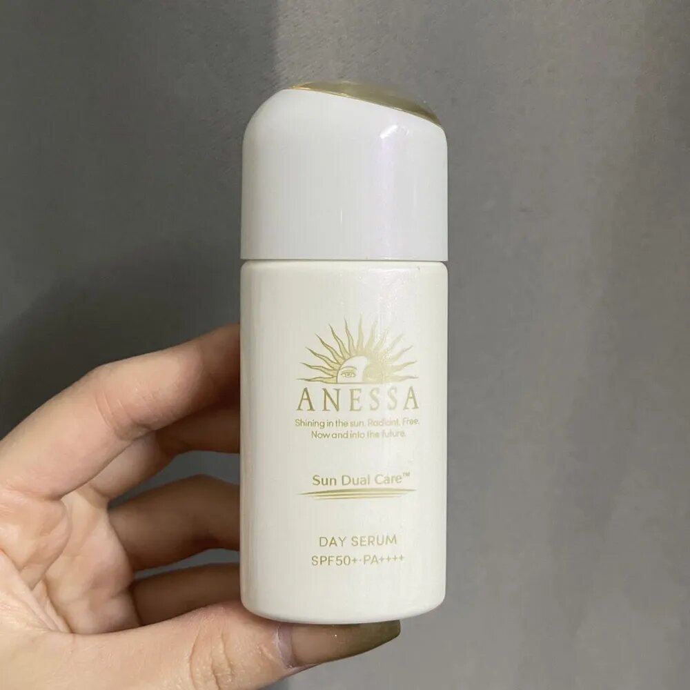 Anessa Sun Dual Care Day Serum SPF50+ PA++++ 30ml - Солнцезащитная эмульсия для лица