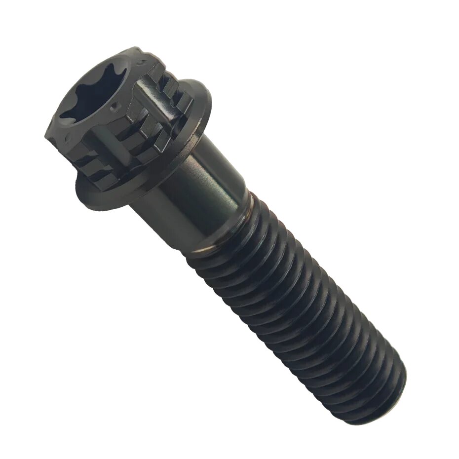 Титановые болты M10x10~90 мм для мотоциклов черный, 30 мм, M10-Pitch 1.25