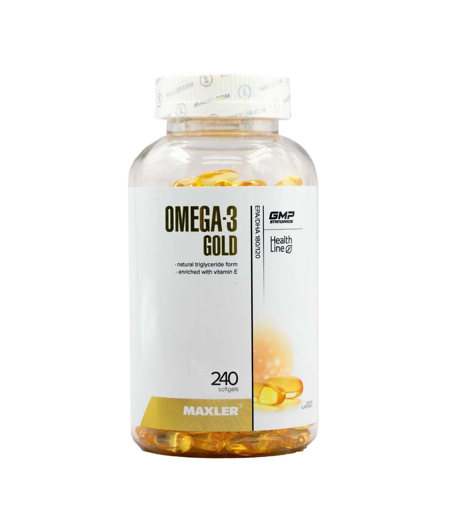 Омега-3, жирные кислоты, Maxler Omega-3 (240 гелевых капсул)