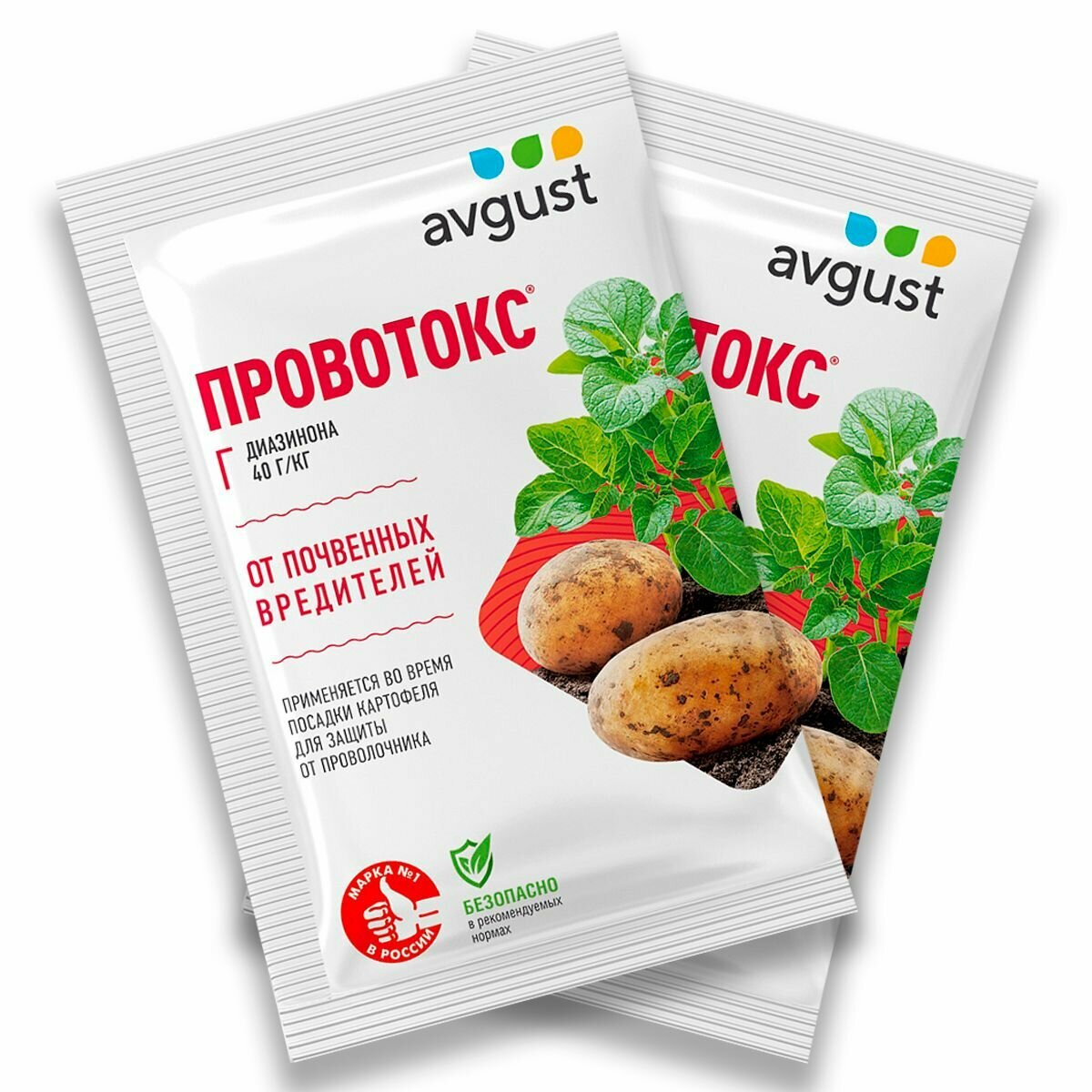 Средство от проволочника для садовых растений Провотокс 40 г, 2 упаковки