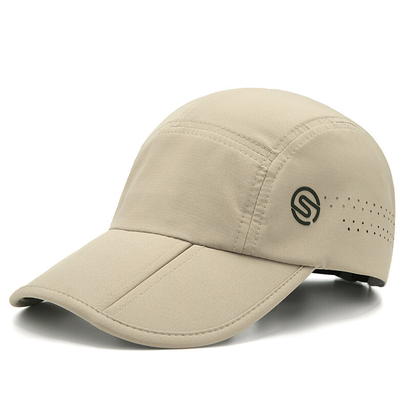 Летняя бейсболка для мужчин и женщин со складным козырьком, солнцезащитная кепка для бега, легкая, быстросохнущая, водонепроницаемая кепка для марафона, с возможностью нанесения логотипа.