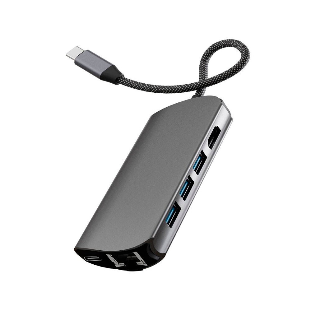Адаптер VLP Multiport Infinity Hub 8 в 1 Графит