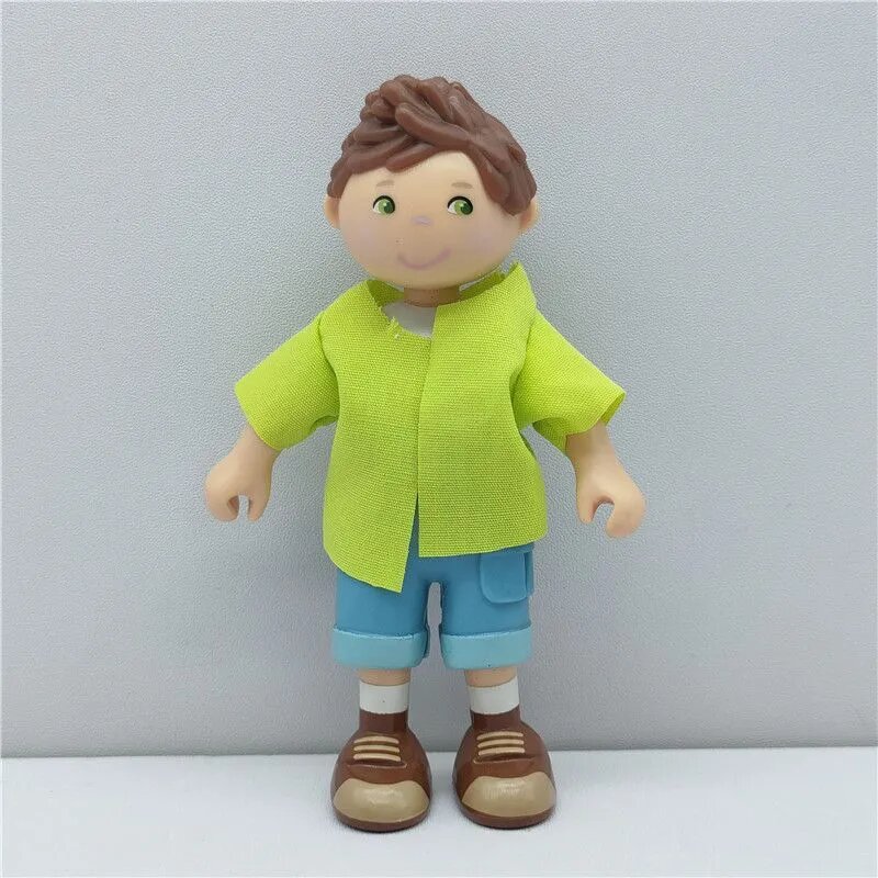 Немецкие куклы Haba играют в домашние игрушки, кукла из пластика