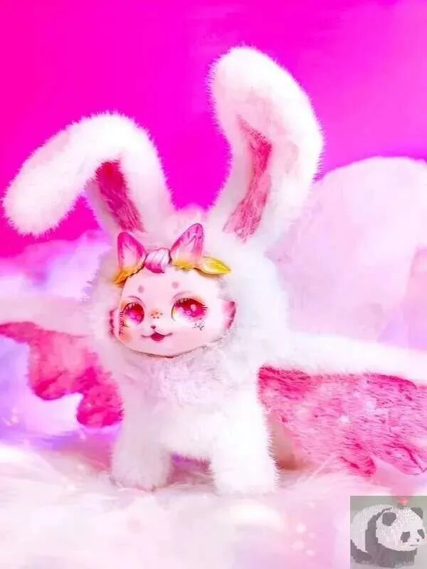 Кукла MayTree OB11 Фея мечты шарнирная плюшевая кукла/MAOYUE, белая