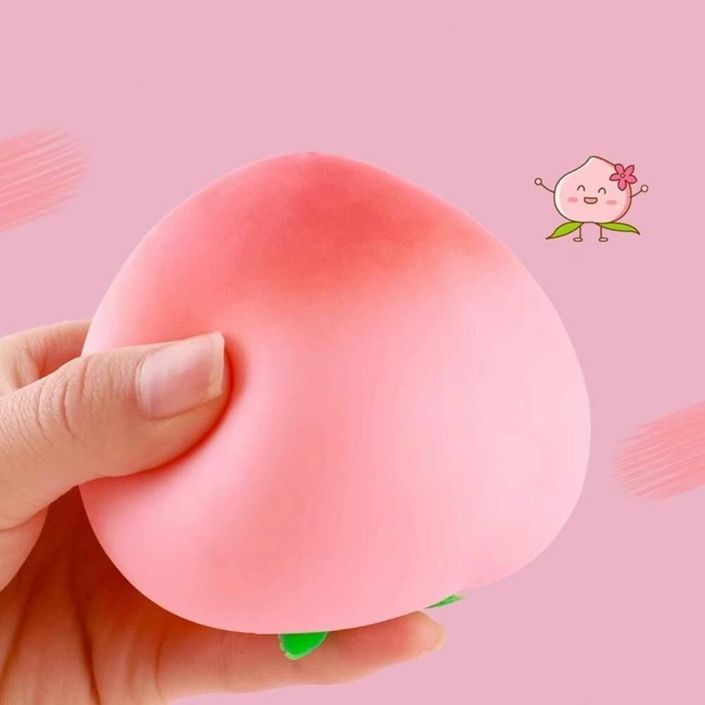 Реалистичная игрушка-персик для снятия стресса