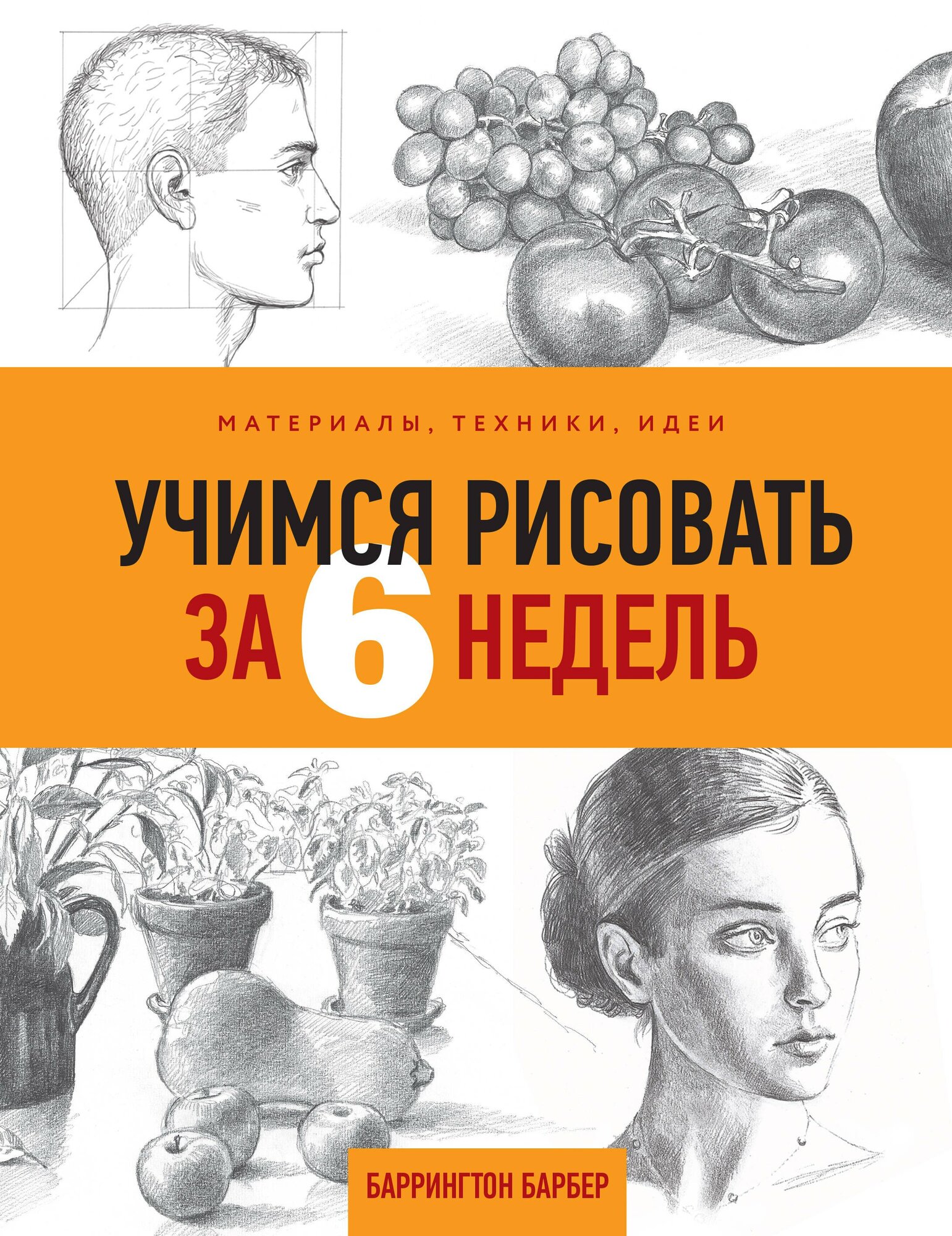 Книга: "Учимся рисовать за 6 недель. Материалы, техники, идеи" от Барбер Б, русский язык, Живопись и графика. Техники и приёмы