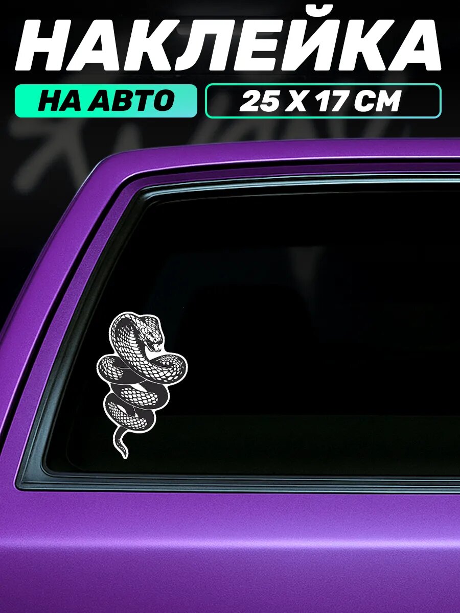 Наклейка на авто Змея