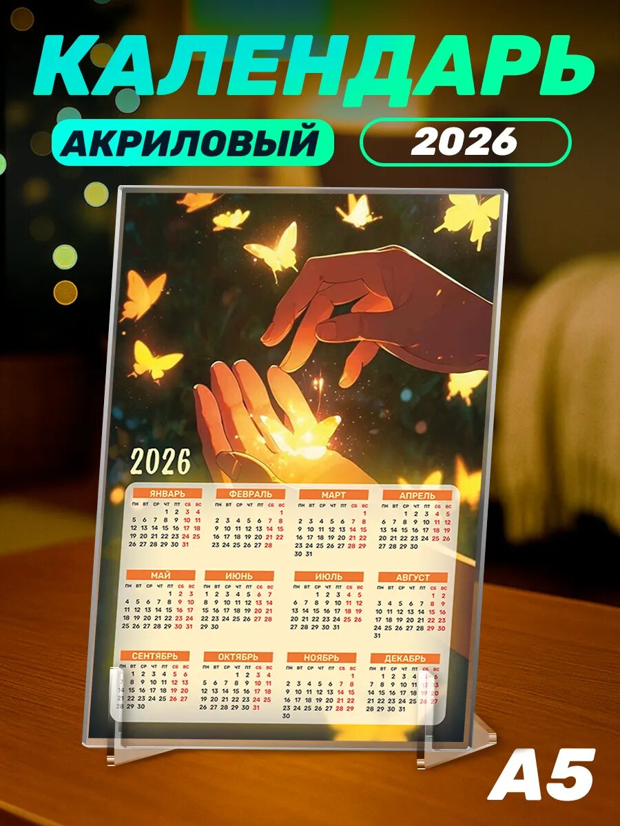 Календарь 2026 настольный Аниме эстетика