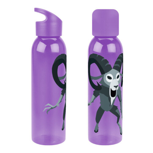 Бутылка для воды «баран 99 ночей в лесу рам козел 99 ночей 99 nights» (фиолетовый)