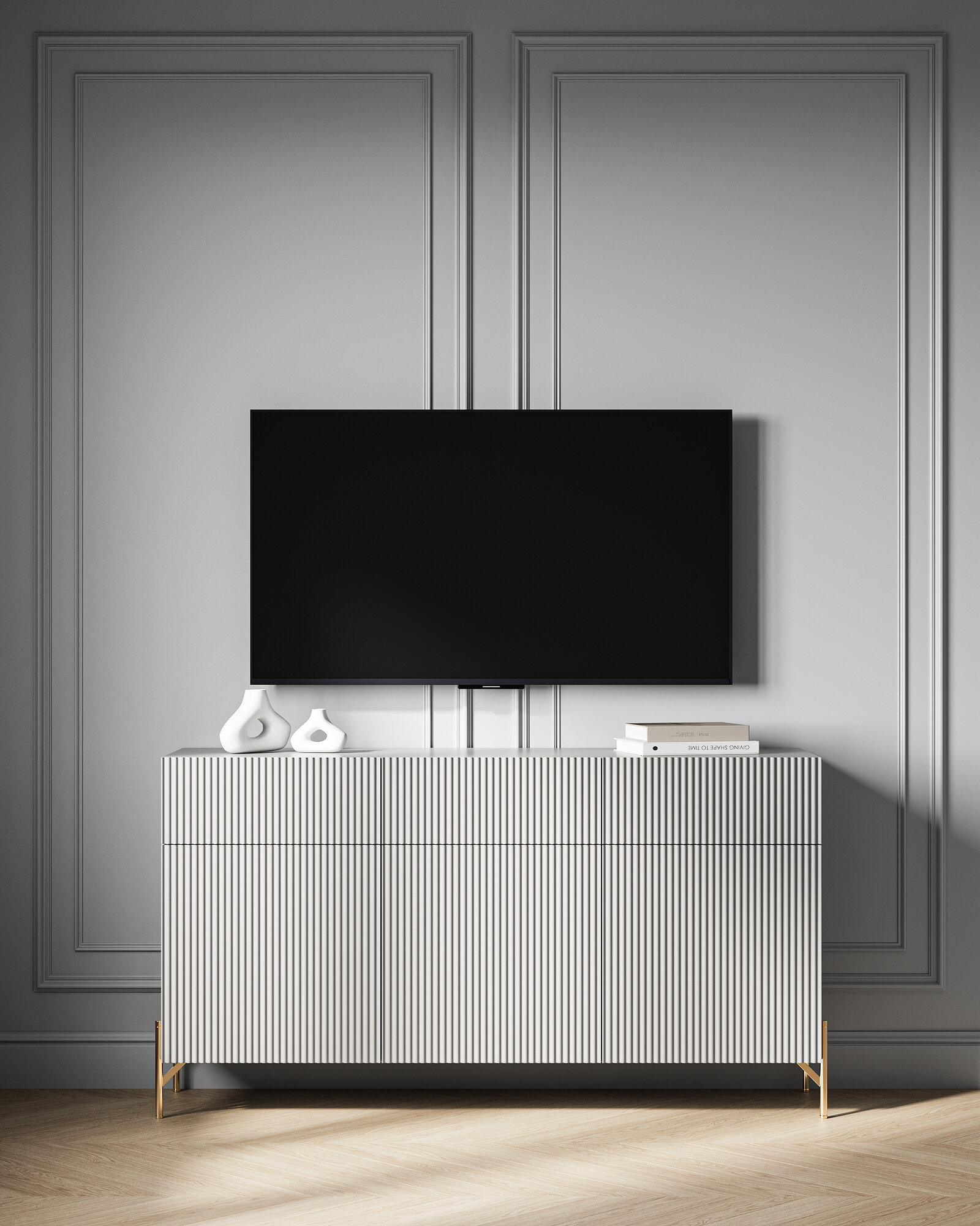 Комод Моника с ящиками для одежды и хранения вещей, современный стиль, МДФ фасады