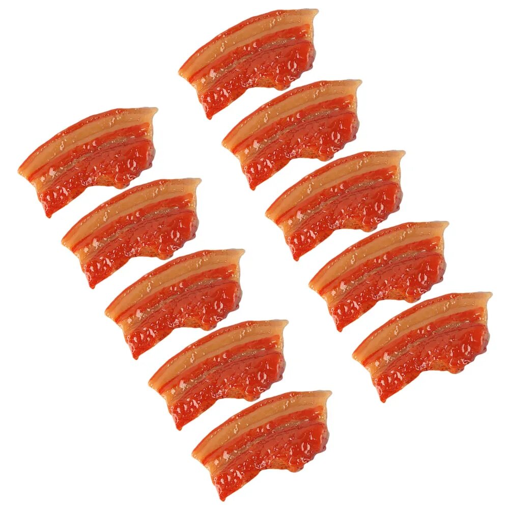 10 шт. искусственного мяса для декора: имитация свинины для кухни, ресторана, реквизита для фотосъемки, оформления сцен