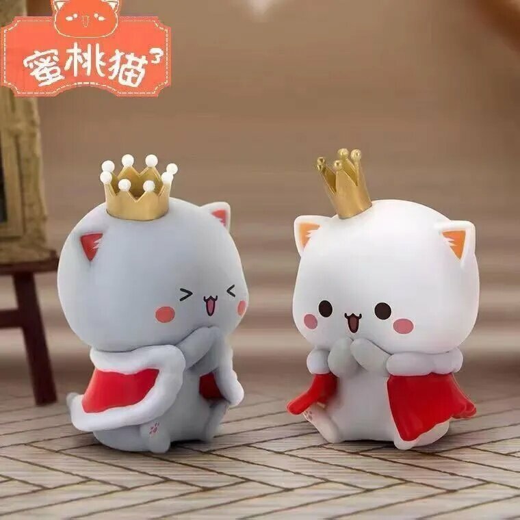 Милые фигурки Peach Cat 3 Слепая коробка Хуэй Хуэй Подарок для девушек