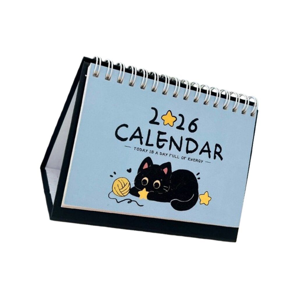 Ежемесячный календарь на 2026 год, Карманный календарь, Креативное украшение рабочего стола, Ежедневник, Портативный Маленький настольный органайзер