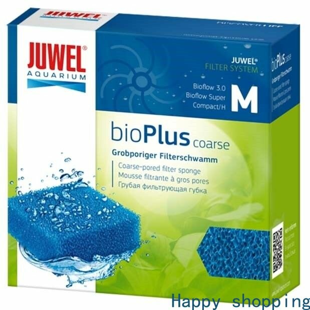 Juwel губка крупнопористая Bio Plus Coarse для фильтра Bioflow 3.0/Compact/M