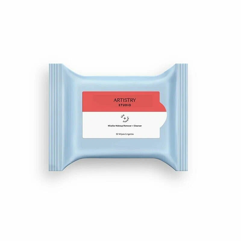 Мицеллярные салфетки Amway Artistry Studio для снятия макияжа, 30 штук