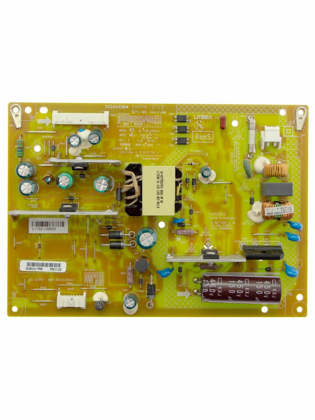 UE-3790-01UN-LF TC24433B блок питания для телевизора Toshiba 32W2353RB