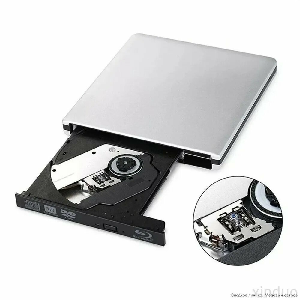 Blu-Ray рекордер USB3.0 Type C 3D тонкий привод DVD-плеер