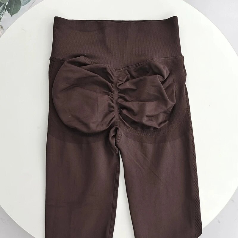 Леггинсы спортивные женские, цвет CKX79-Brown