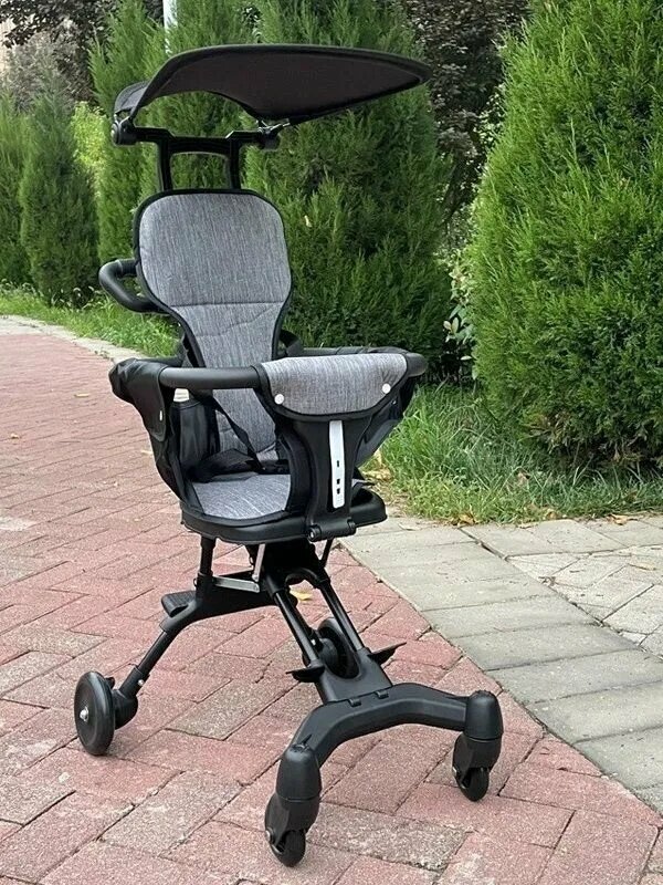 Легкая детская коляска-трость с реверсивным сиденьем, складывание одной рукой, для новорожденных