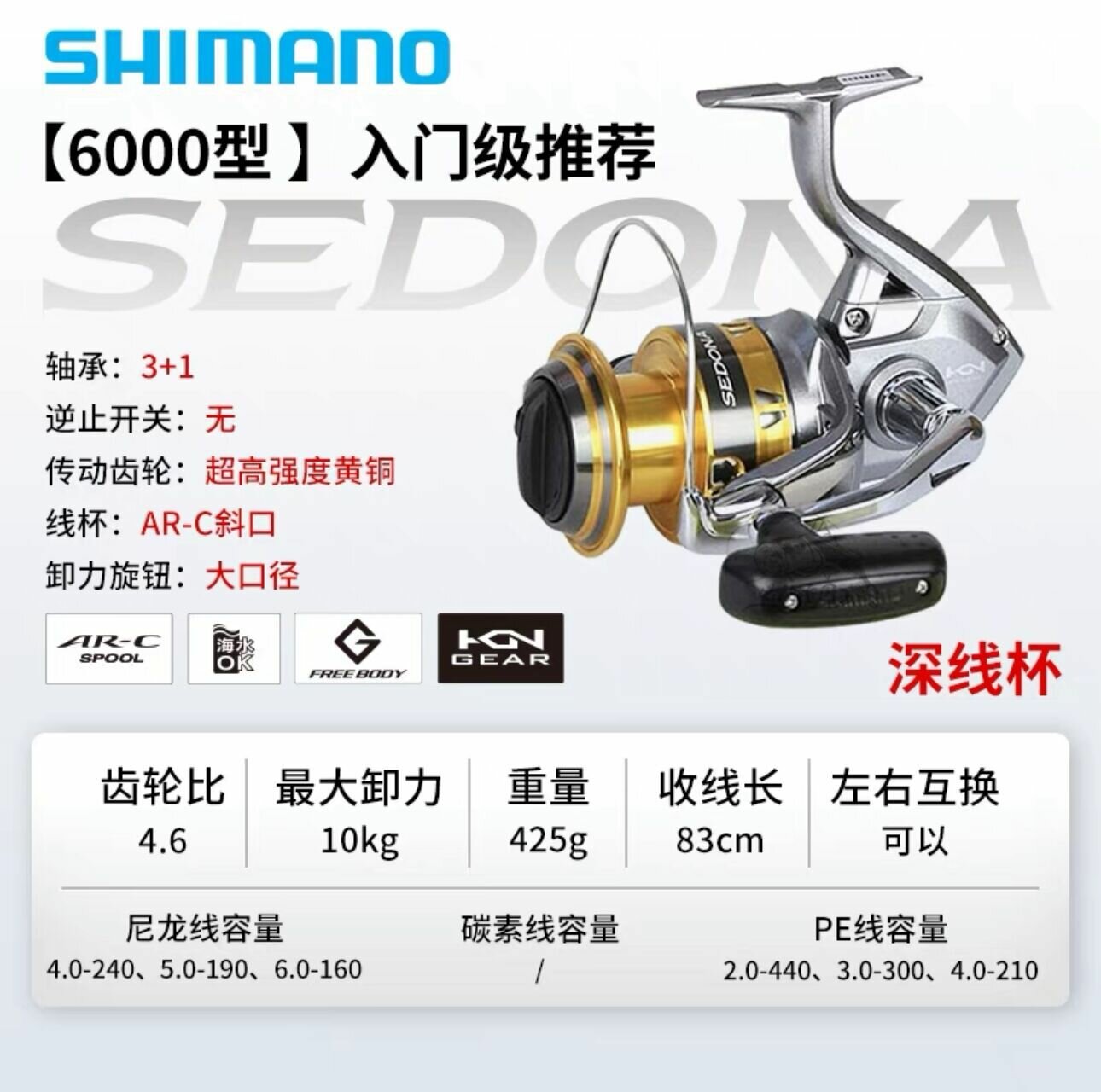 SHIMANO 23 Новая модель SEDONA Металлическая катушка для дальнего заброса, спиннинговая катушка для морской рыбалки, рыболовная катушка
