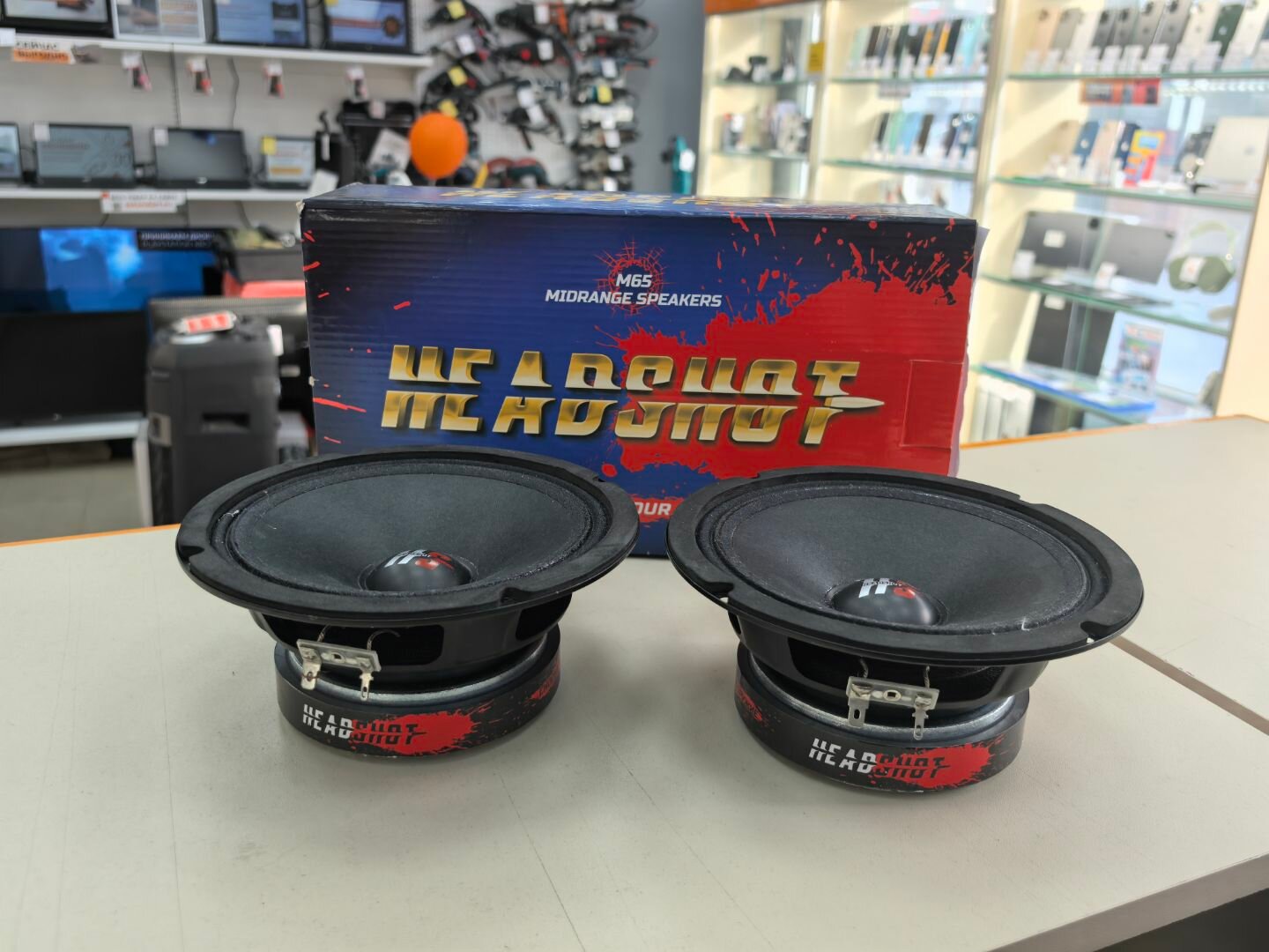 Автомобильная акустика динамики HeadShot M65 (Mid-Range) Kicx, б/у