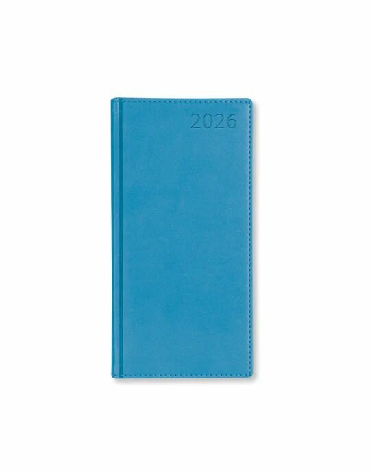 Еженедельник 2026 г LETTS Verona Slim WTV 88*171*11 бирюзовый