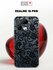 Чехол на Realme 16 Pro / Реалми 16 Про с принтом Черные кружева с цветами