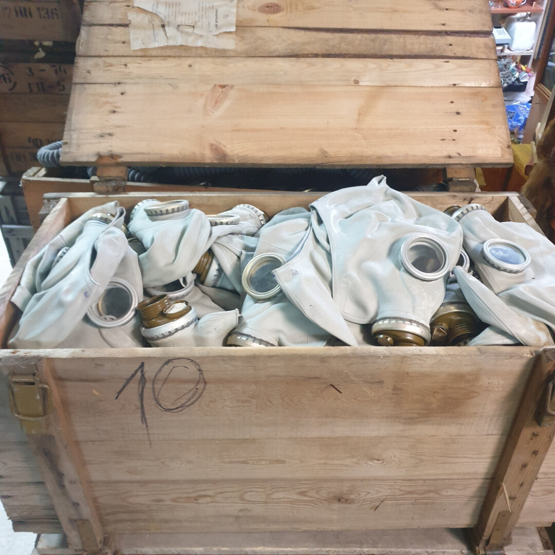 Размер 3. Маска шлем противогаз ГП - 5 советский. Гражданский противогаз СССР, модель 5.